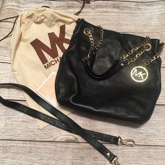 Michael Kors | Bags | Michael Kors Mk Pebble Leather Satchel | Poshmark